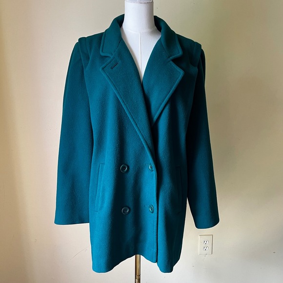 Vintage | Jackets & Coats | Vintage Forecaster Of Boston Teal Wool ...